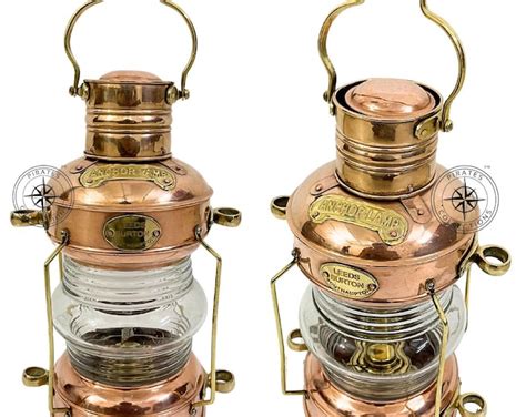 Antique Oil Lamp Gv Harnisch Copenhagen Ships Lamp Passenger Oil