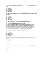Sample MC Questions Babe Pdf 1 A Comment Is Indicated By The Presence Of A In The Upper
