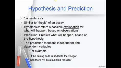 Biology 150 Lab Report Hypothesis And Prediction Youtube