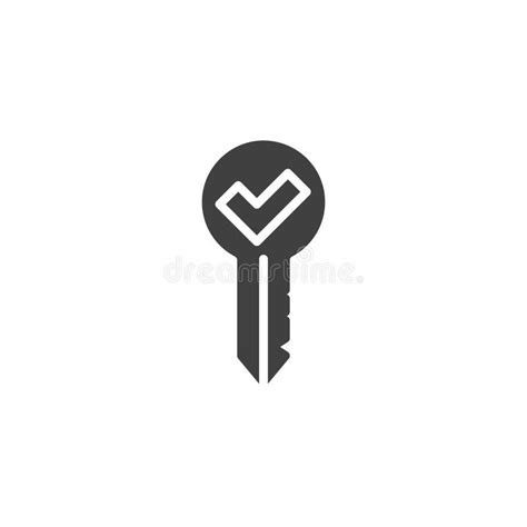 Password Key Protected Vector Icon Stock Vector Illustration Of