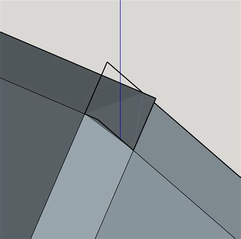 accurately rotate scaled triangle from regular polygon issue with solid