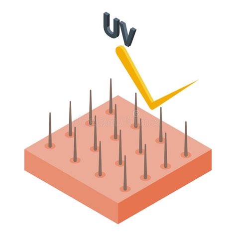 Skin Uv Protection Icon Isometric Vector Collagen Product Stock Vector