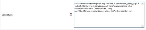 How To Put A Link In Signature NI Community