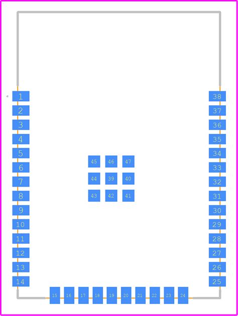 Esp Wroom 32 Footprint Schematic Symbol And 3d Model By Espressif Systems