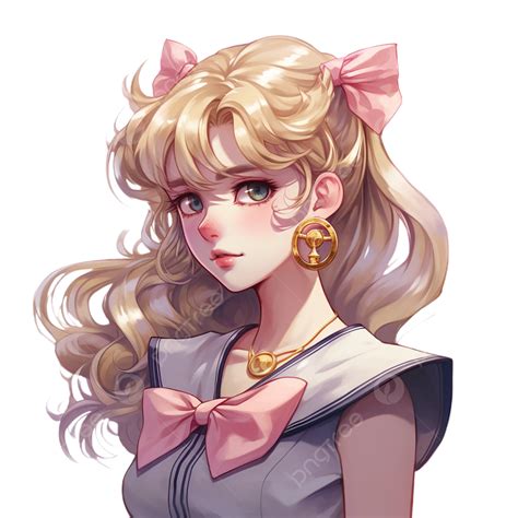 귀여운 애니메이션 캐릭터 세일러문 귀여운 애니메이션 캐릭터 선원 달 투명한 Png 일러스트 및 이미지 에 대한 무료 다운로드 Pngtree