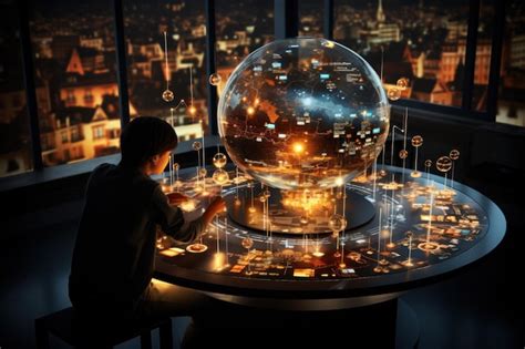 Premium Ai Image Scientists And Analysts Collaborate In A Modern Workspace Surrounded By