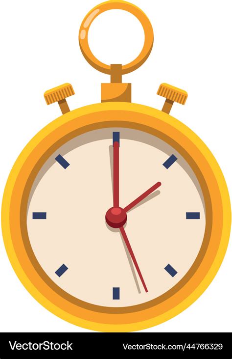 Chronometer Timer Clock Watch Royalty Free Vector Image