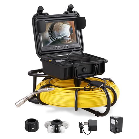vevor sewer camera 150 ft 45 7m 9 screen pipeline inspection camera