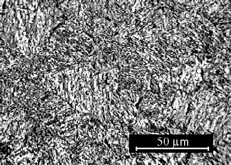 Martensitic Structure Of A Hardened Sample Download Scientific Diagram