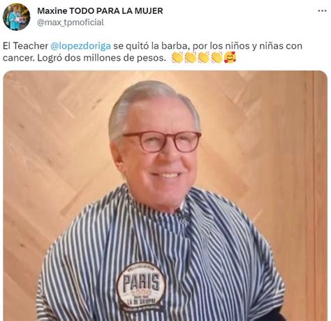 La Felicitación De Maxine Woodside Y Gustavo Adolfo Infante A Joaquín López Dóriga Que Terminó