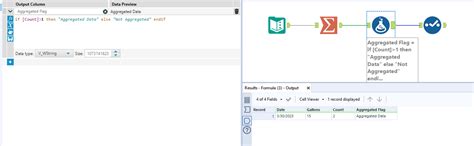 Solved Summarized Data With Flag For Aggregated Data Alteryx Community