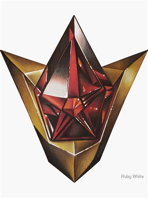 Gorons Ruby Sticker For Sale By Rubywhiteart Redbubble