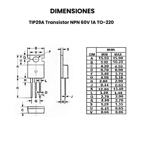 TIP A Transistor NPN V A TO UNIT Electronics