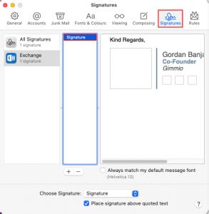 How To Add Signature Apple Mail Methodklo