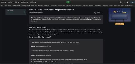 What Is Timsort A Fast And Efficient Sorting Algorithm Explained