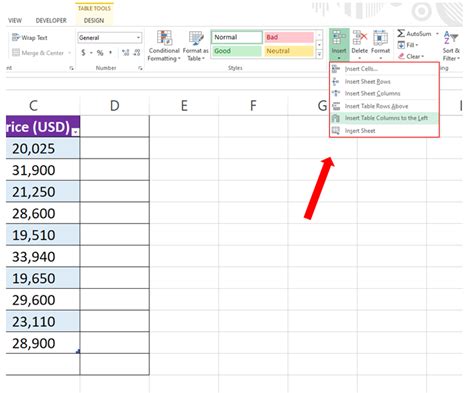 How To Add A Table Column In Excel SpreadCheaters