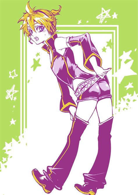 Kagamine Len Vocaloid And 2 More Drawn By Tlxxx Danbooru