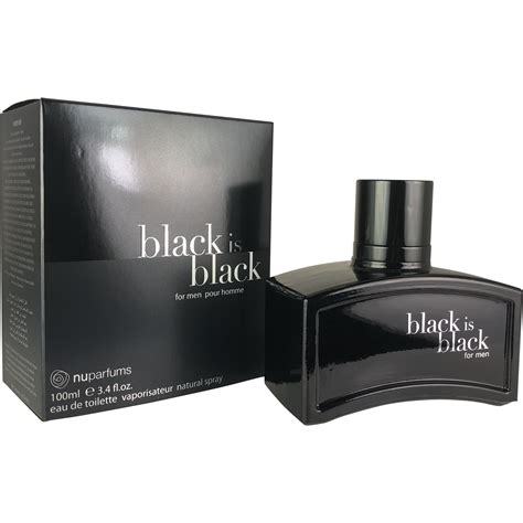Nuparfums Black Is Black Classic Confidence Mens Cologne 34 Oz Eau