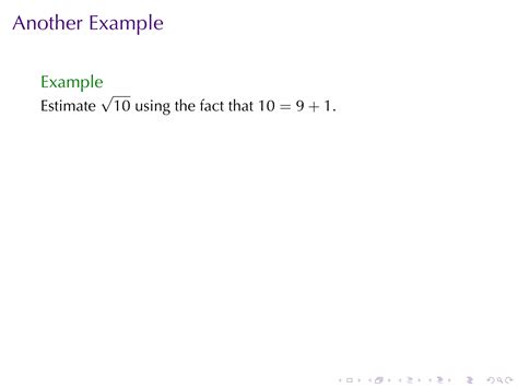 Lesson 12 Linear Approximation Ppt
