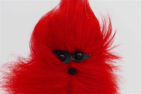 1970s Large Fluffy Red Glook Gonk Novelty Toy Etsy Novelty Toys