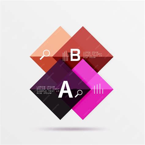 Premium Vector Geometric Square And Triangle Template Vector Template Background For Workflow
