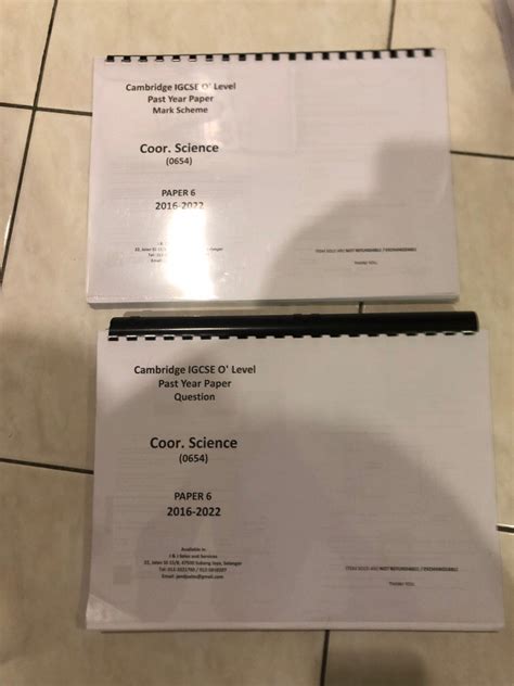 IGCSE Combined Science Past Paper Hobbies Toys Books Magazines Textbooks On Carousell