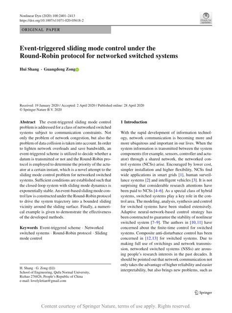Event Triggered Sliding Mode Control Under The Round Robin Protocol For