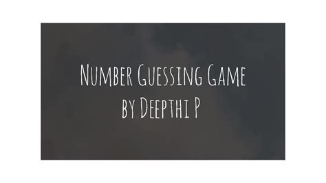 deepthi p on linkedin java oasisinfobyteinternship numberguessinggame oasisinfobyte