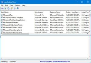 Get A List Of All Installed Apps On Windows PC InstalledAppView