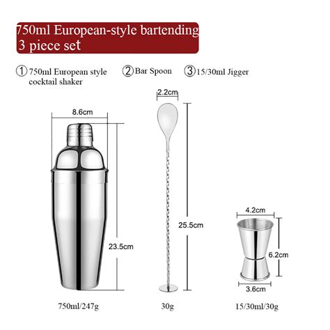 Stainless Steel Cocktail Shaker Cocktail Shaker Ba Vicedeal