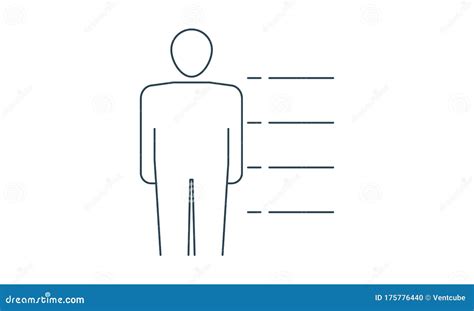 Selection And Evaluation Vector Line Icon Stock Illustration