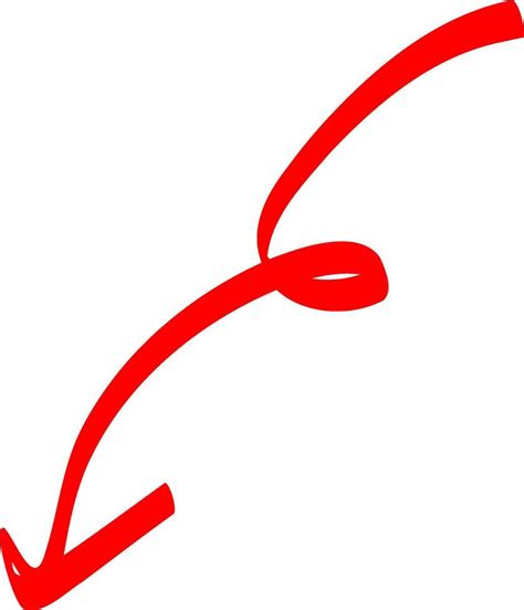 Arrow Style Doodle In Red Ink 66039809 Vector Art At Vecteezy