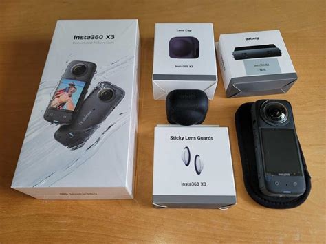 【二手】insta360 X3 全景隨身相機公司貨黏貼式鏡頭保護鏡單車 車把配件公司貨套裝包 露天市集 全台最大的網路購物市集