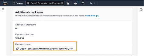 Verificar A Integridade Dos Dados No Amazon S3 Com Somas De Verificação