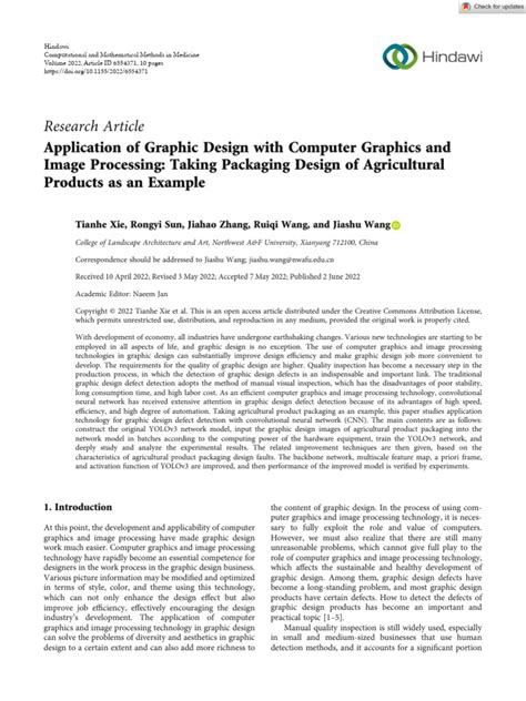 Computational And Mathematical Methods In Medicine 2022 Xie