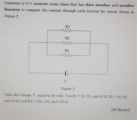 Solved Construct A C Program Using Class That Has Data