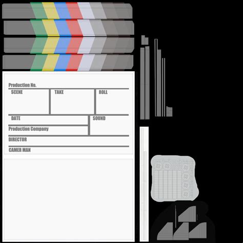 3d Model White Film Slate Turbosquid 2193206