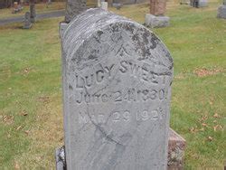 Lucy Sweet Find A Grave Memorial