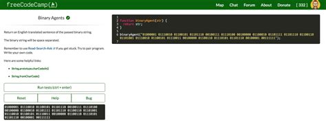 Binary Agents — Freecodecamp The Challenge By Richard Middleton Medium