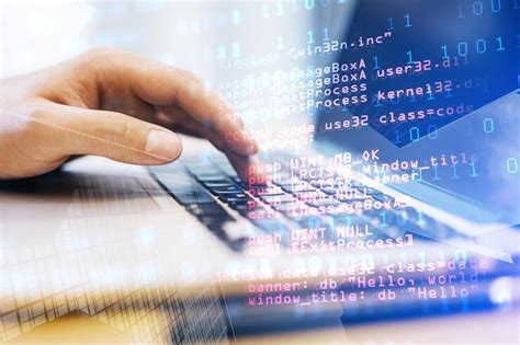 Premium Photo Close Up Of Male Hand Using Laptop Keyboard With