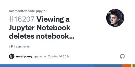 Viewing A Jupyter Notebook Deletes Notebook Metadata When Using A Remote Jupyter Server Kernel