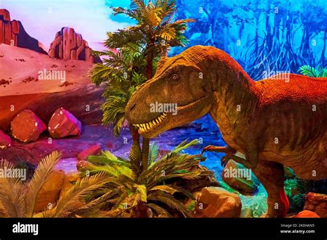 Interior Museum Of Jurassic Park With Robotic Dinosaurs Kuala Lumpur