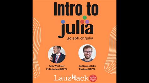Intro To The Julia Programming Language Youtube