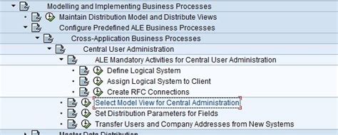 Central User Administration In Sap Settings Step By Step