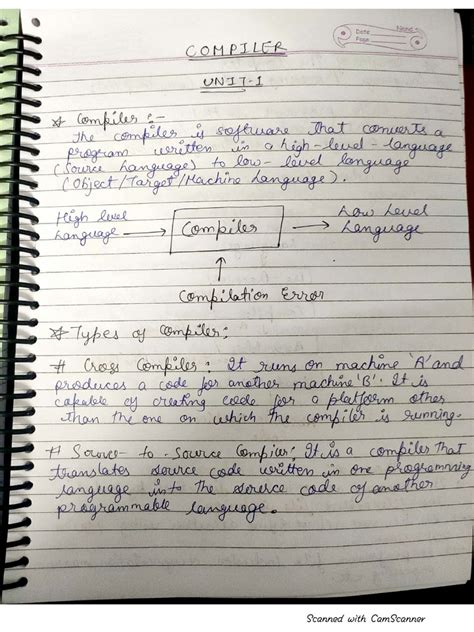 Unit 1 Compiler Pdf