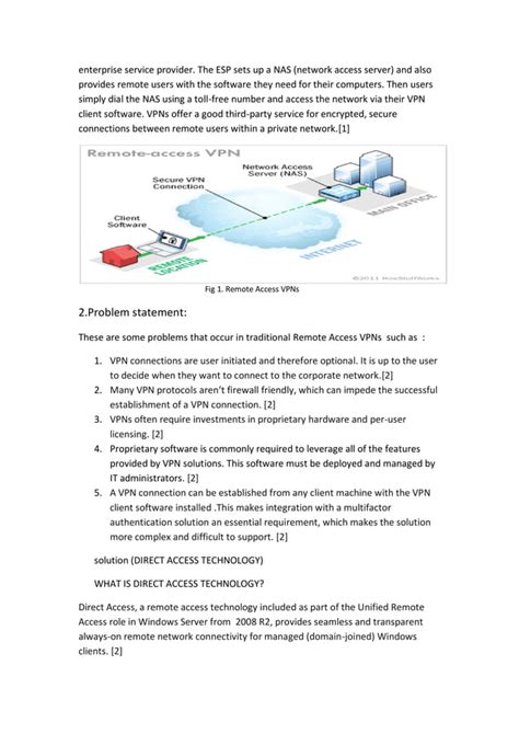 Implementing Vpn Using Direct Access Technology PDF