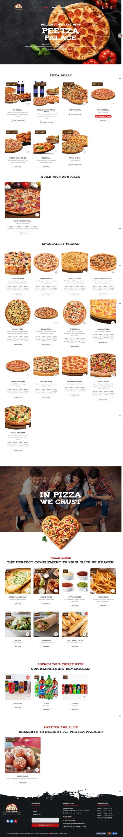 Ahmad Rafique On Linkedin Wordpress Ecommerce Webdevelopment Pizzastore Teamwork…