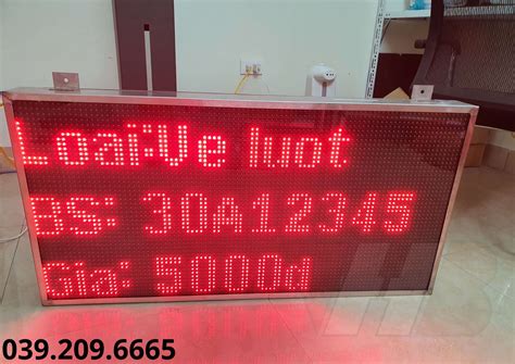 Bảng Led Hiển Thị Biển Số Xe Bảng Led Chỉ Dẫn Bãi Xe