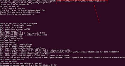 Jetson Orin R35 2 1 OTA Upgrade To R35 5 0 An Error Occurred Jetson AGX Orin NVIDIA