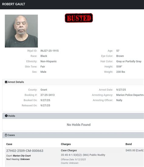 Grant County Busted Added A New Photo Grant County Busted